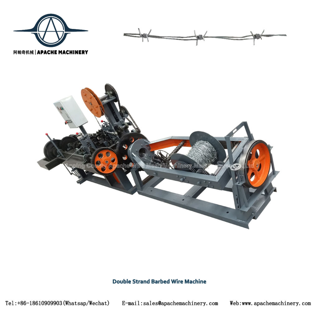 Double Strand Barbed Wire Machine – ApacheMachinery