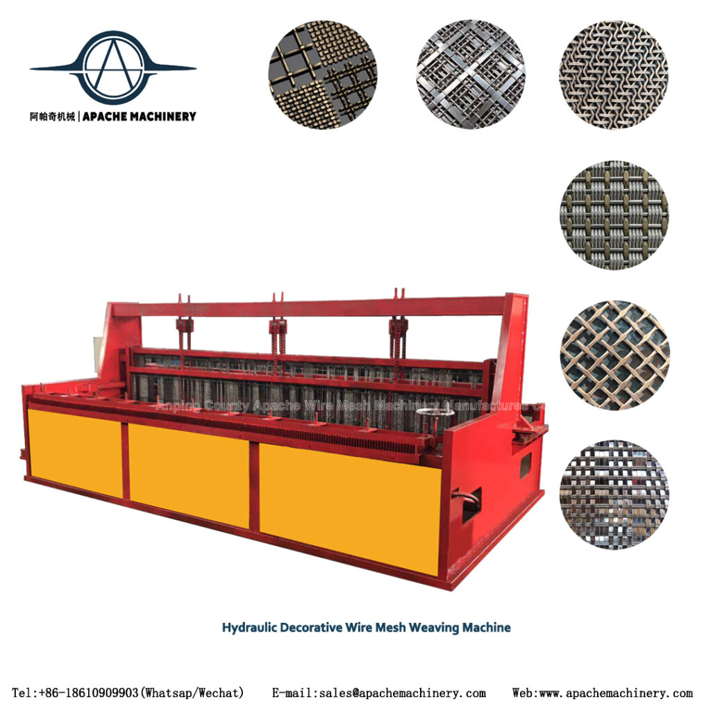 A-IV Hydraulic Decorative Wire Mesh Machine – ApacheMachinery