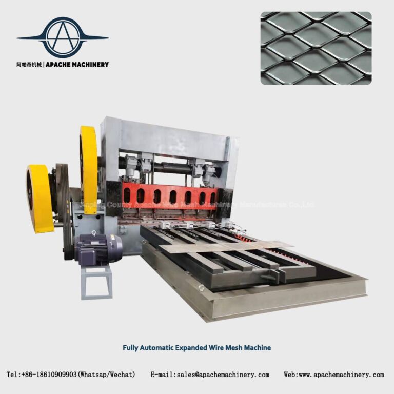 Fully Automatic Expanded Wire Mesh Machine – ApacheMachinery