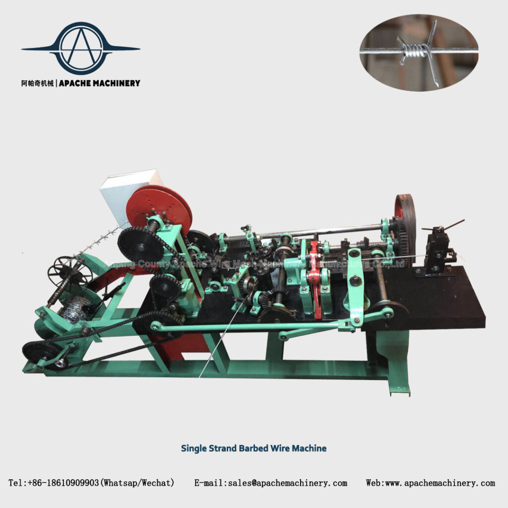 Single Strand Barbed Wire Machine – ApacheMachinery